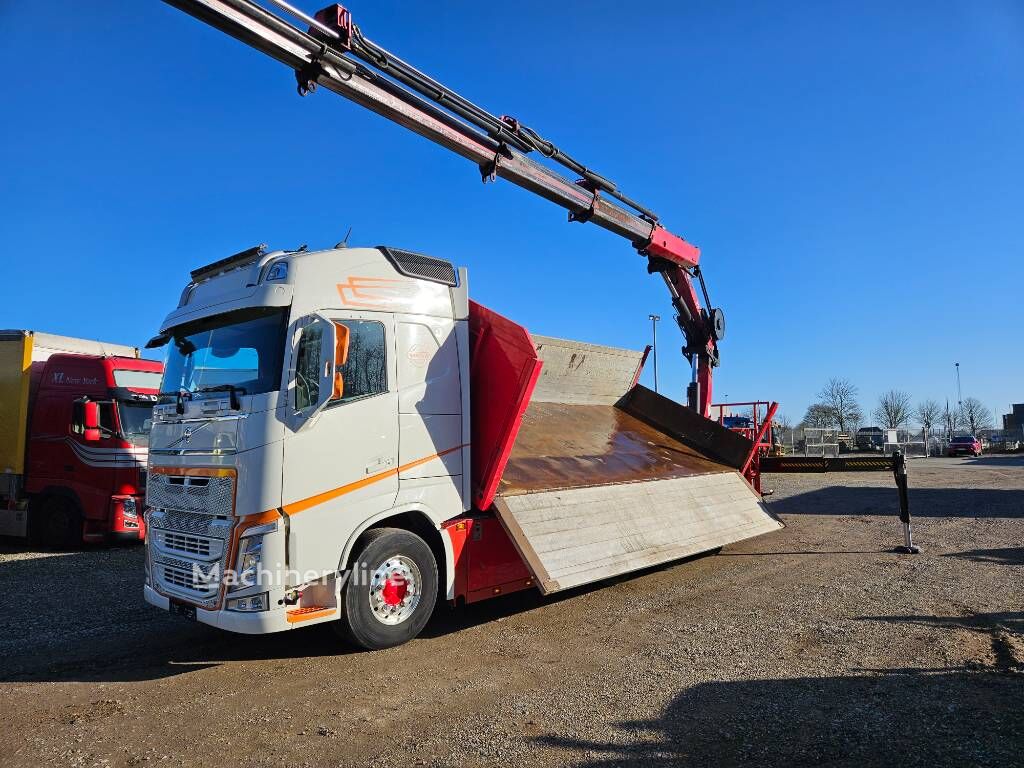 Volvo FH540 8x4 // Tipper // Hiab 288 EP-5 HIPRO// pokretna dizalica