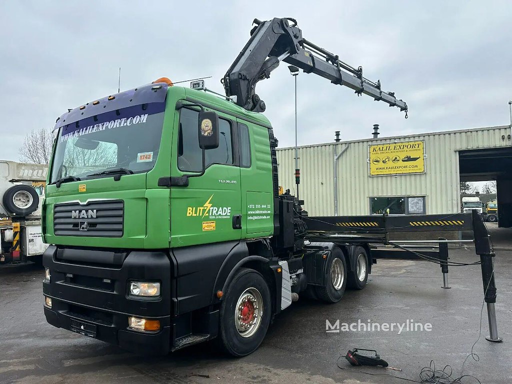 MAN TGA 28.410 Hiab 400 E-5 Crane Good Condition pokretna dizalica