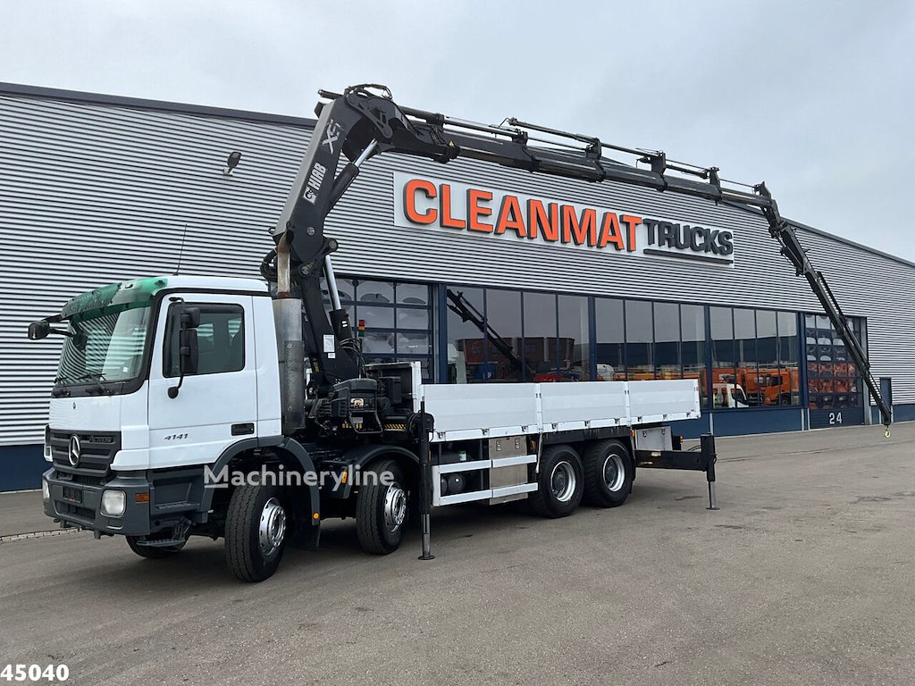 Mercedes-Benz Actros 4141 8x4 manual Hiab 32 Tonmeter laadkraan + Fly-jib pokretna dizalica