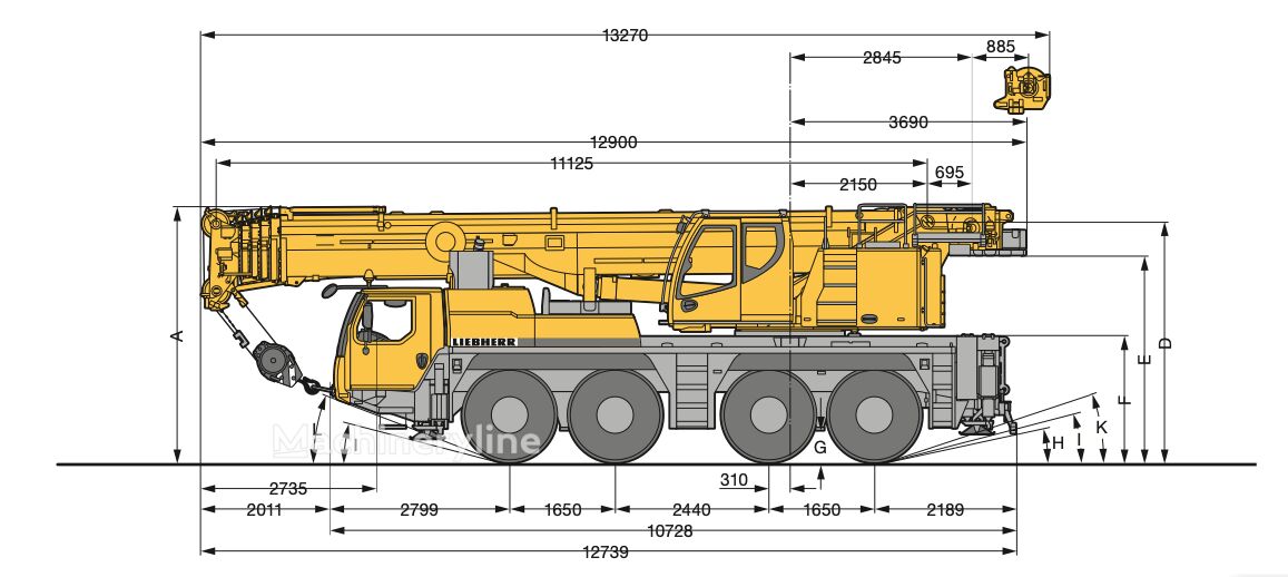 Liebherr LTM 1090-4.1 pokretna dizalica