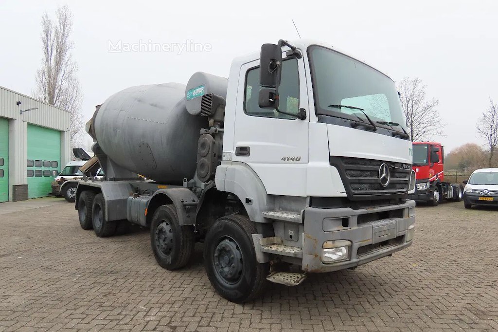 Mercedes-Benz Axor 4140 236540 KM! Manual gearbox, FULL SPRING! 8h4 kamion s mešalicom za beton