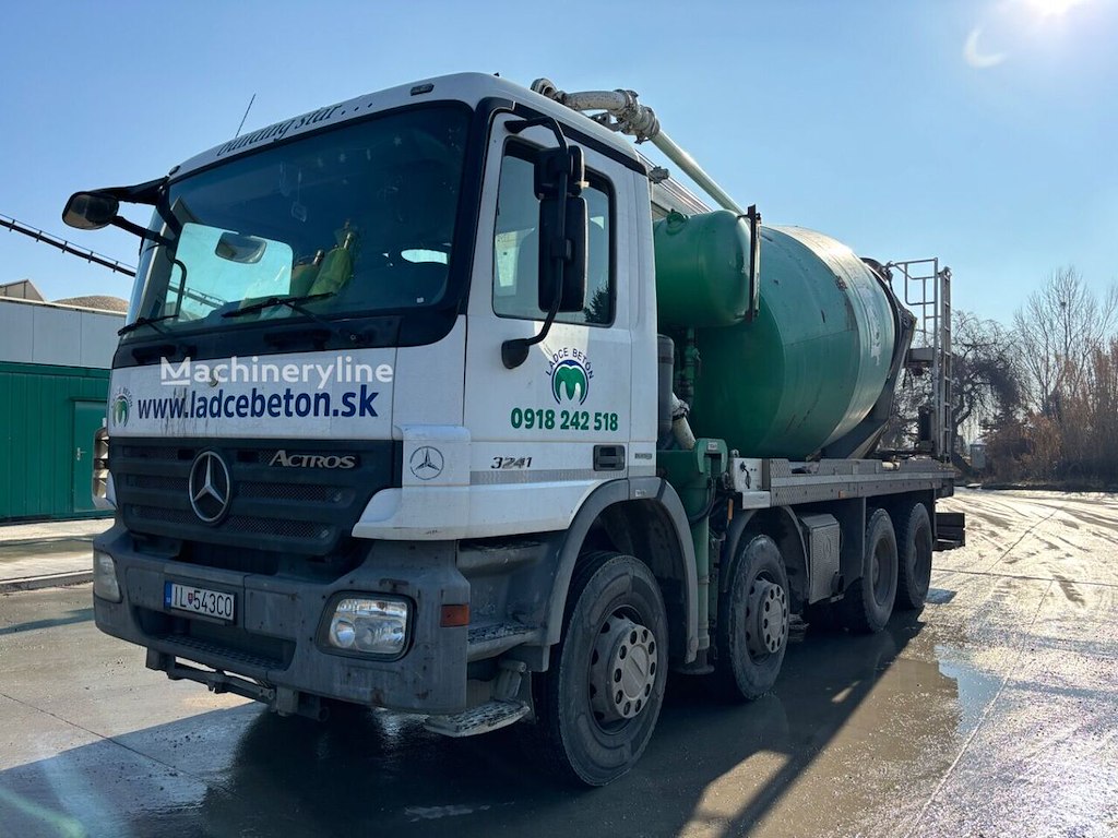 Prodaje se MB ACTROS 3241 8X4 + SCHWING BP 600 kamion s mešalicom za beton na aukciji