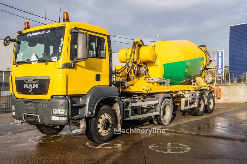 MAN TGS 18.360 BLS-4X4H+SEMI MIXER 10M3 kamion s mešalicom za beton