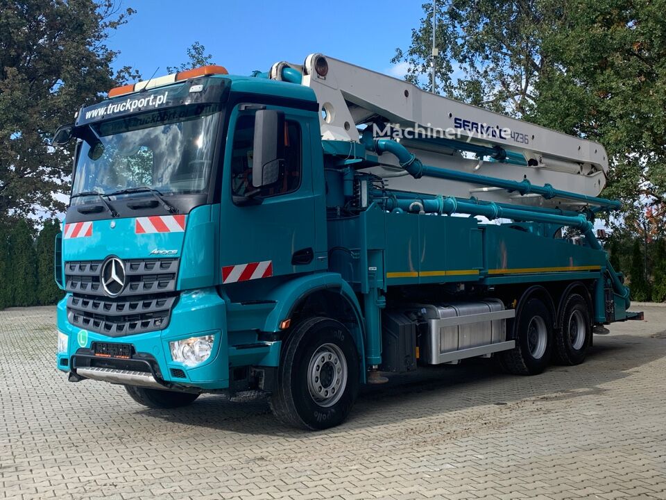 Sermac 4Z36 na šasiji Mercedes-Benz Arocs 2636 pumpa za beton