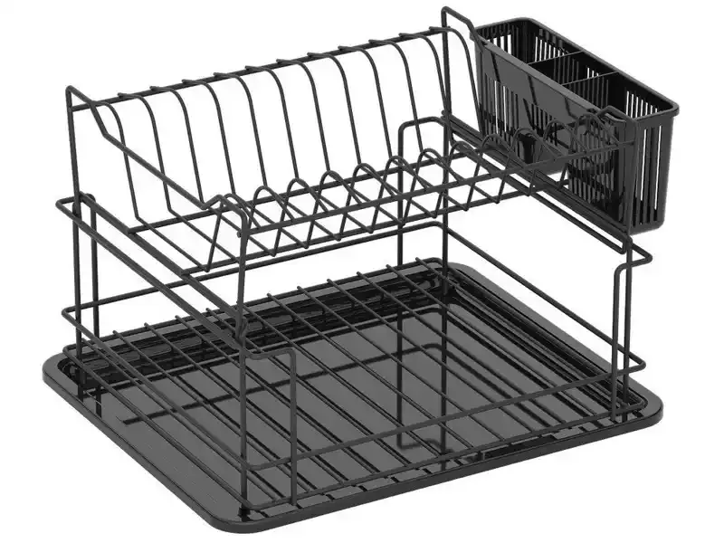 Oceđivač za sudove Texell TDE-BD338 Black double decker