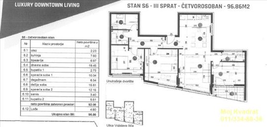 Vračar, Crveni krst - Vojislava Ilića - lux