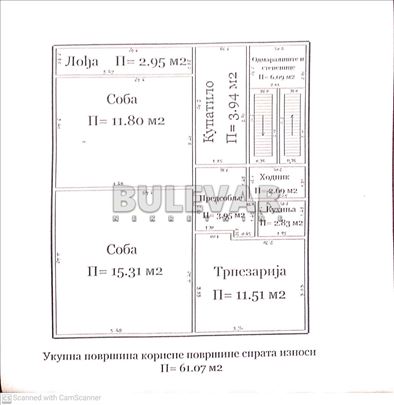 Stan u kući u naselju Dubočica, 61m2, sa pomoćnim