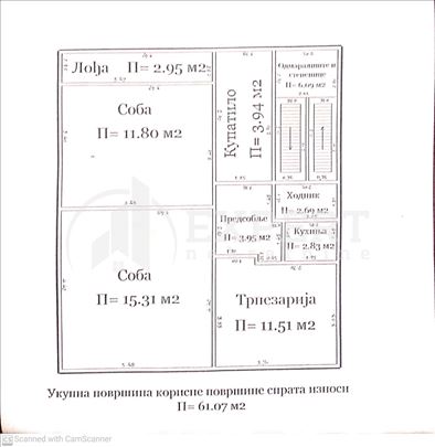 Stan u kući u naselju Dubočica, 61m2, sa pomoćnim