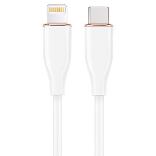 Gembird USB Type-C na 8-pina silikonski kabl za sinhronizaciju i punjenje 1.5m | CC-USB2S-CM8PM-1.5M-W