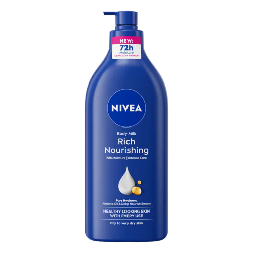 NIVEA Rich Nourishing mleko za telo 625ml XXL