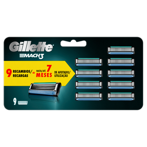 Gillette Mach 3 ulošci dopune 9 komada XXL