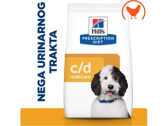 Hill'S Prescription Diet Hrana za pse C/D Multicare Urinary Care sa piletinom 1,5kg