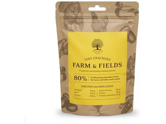 Essential poslastica Tiny Crackers - Farm&Fields 100g