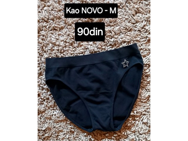 Ženske gaćice crne boje M/38 - kao NOVO