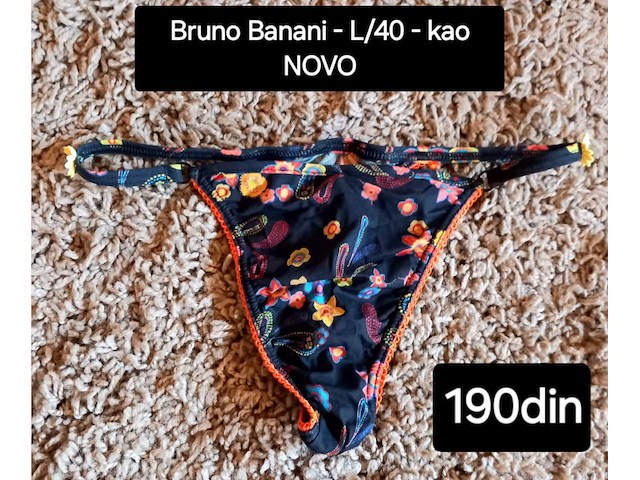 Bruno Banani ženske gaćice tange L/40 kao NOVO