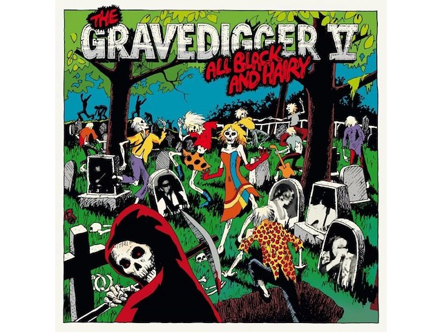 The Gravedigger - V All Black and Hairy Vinyl 12`