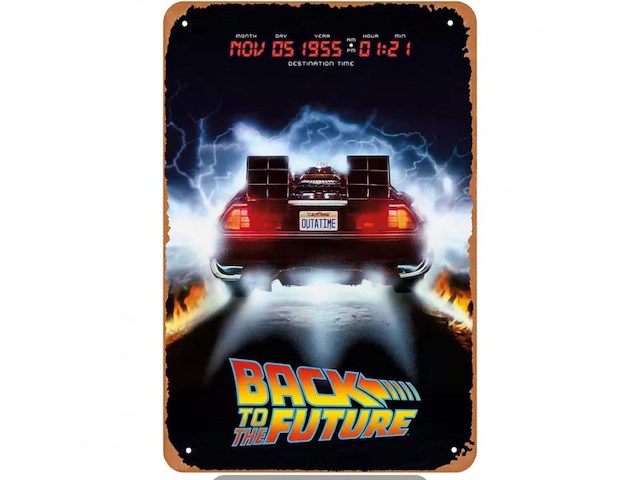 Slika na metalu Back to the future