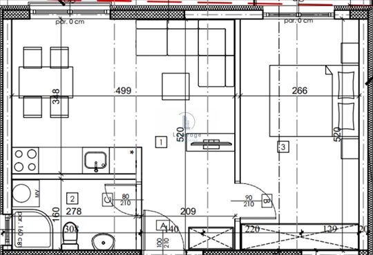 Novogradnja,Učiteljsko naselje,46 m2,cena bez pdv