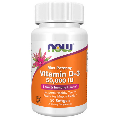 Vitamin D-3, 50.000 IU, 50 mekih kapsula