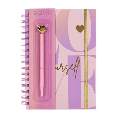 Set agenda i olovka - Posh and Pop, Queen of hearts, Love Yourself
