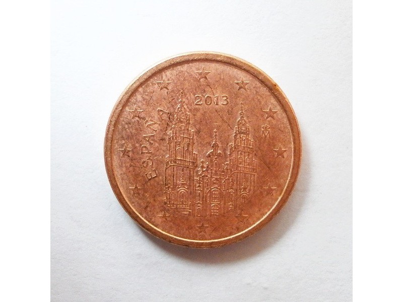 Španija 1 euro cent 2013