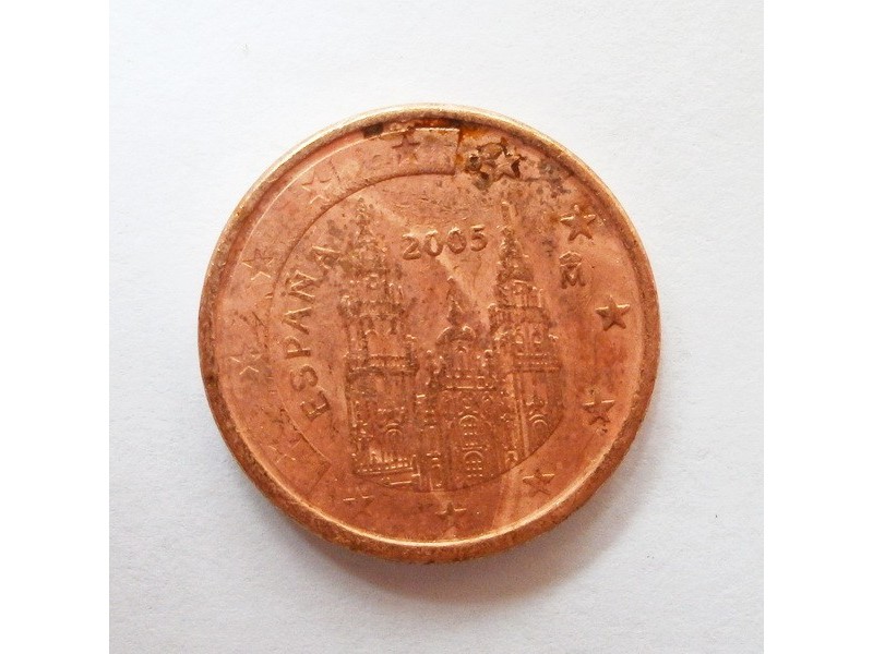 Španija 1 euro cent 2005