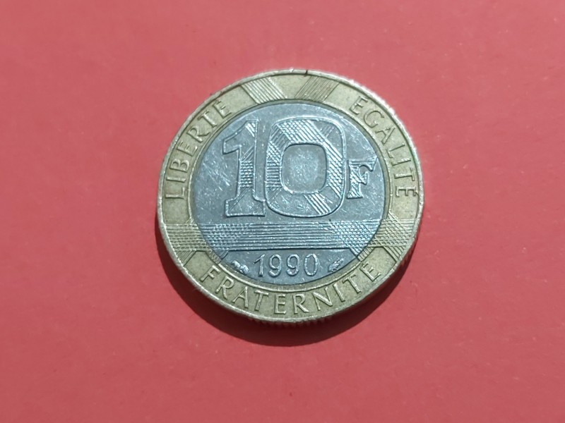 Francuska - 10 francs 1990 god