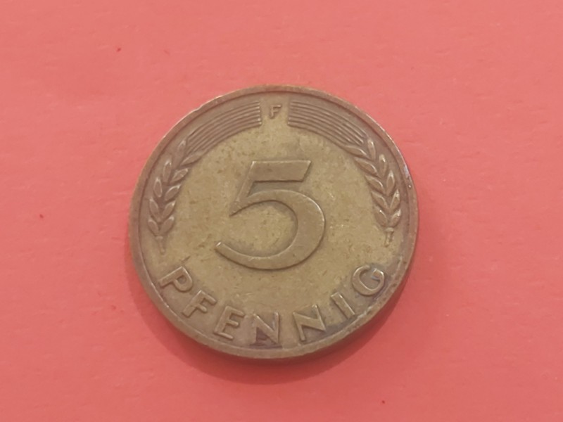 Nemačka - 5 pfennig 1950 god F