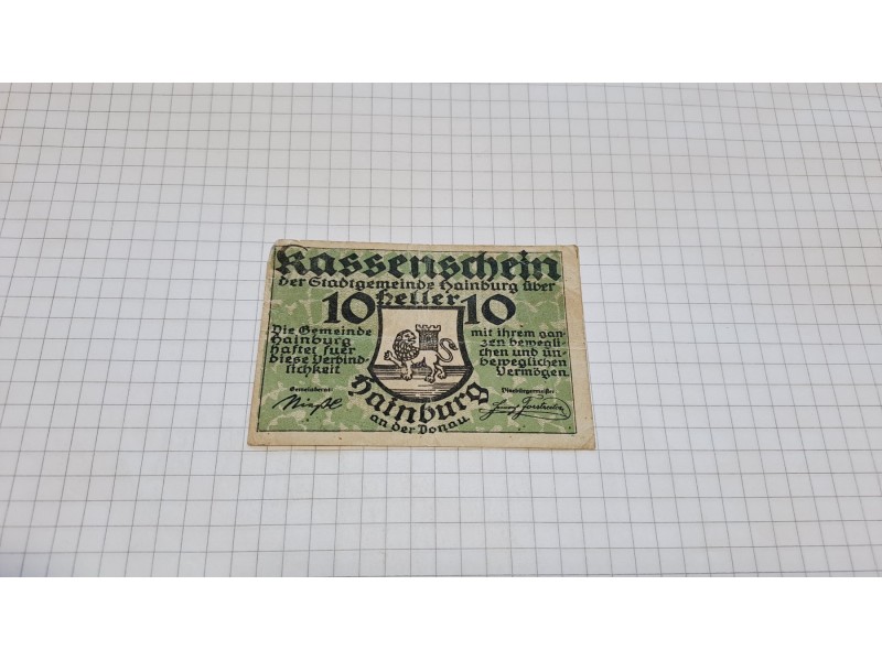 AUSTRIA 10 HELLERA 1920 GODINA