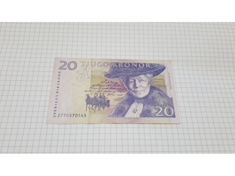 ŠVEDSKA 20 KRONOR