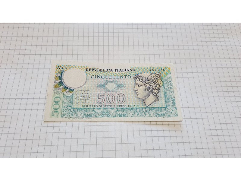 ITALIA 500 LIRA 1974 GODINA