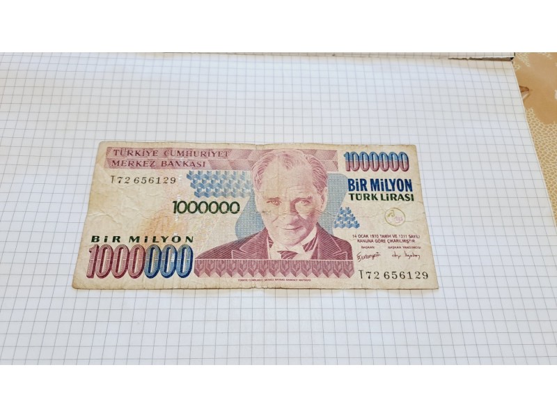 TURSKA 1 MILION LIRA