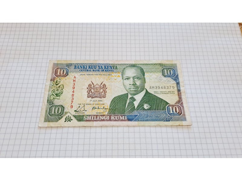 KENIJA 10 SHILLINGS 1990 GODINA