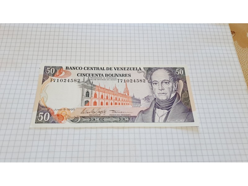 VENECUELA 50 BOLIVARES 1995 GODINA