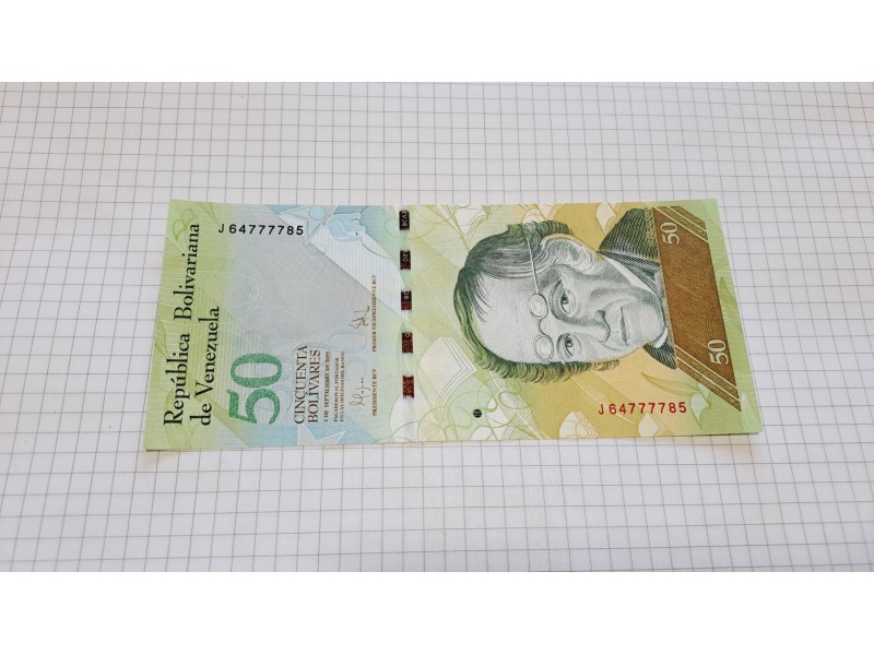 VENECUELA 50 BOLIVARES 2009 GODINA