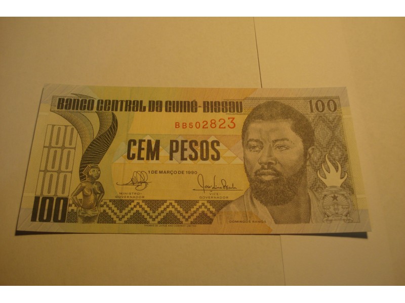 GVINEJA BISAO - 100 PESOS - 1990