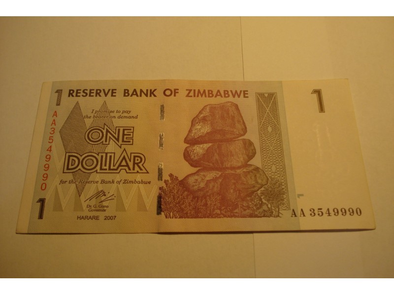 ZIMBABVE - 1 DOLLAR - 2007