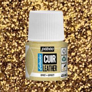 SETACO LEATH 45ML GLITTE GOLD