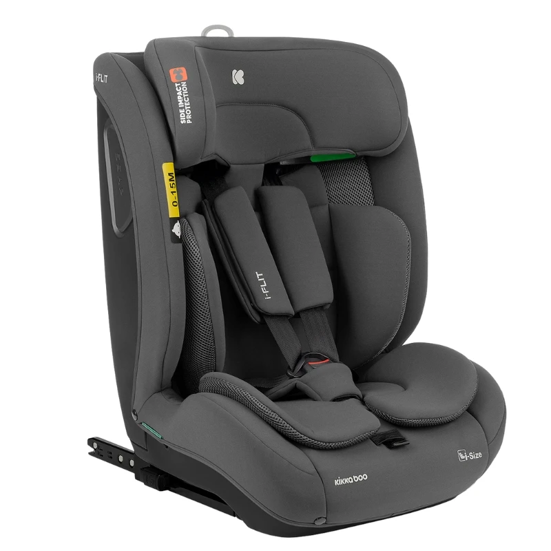 Kikka Boo Flit i-Size auto sedište Dark Grey 76-150cm, Isofix