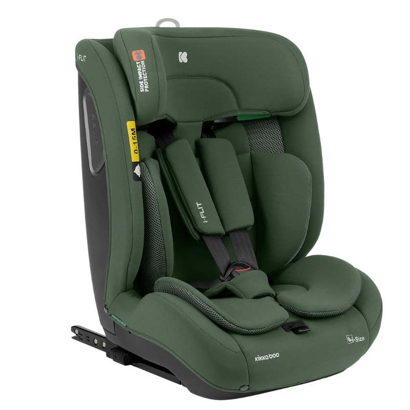 Kikka Boo Flit i-Size auto sedište Army Green 76-150cm, Isofix