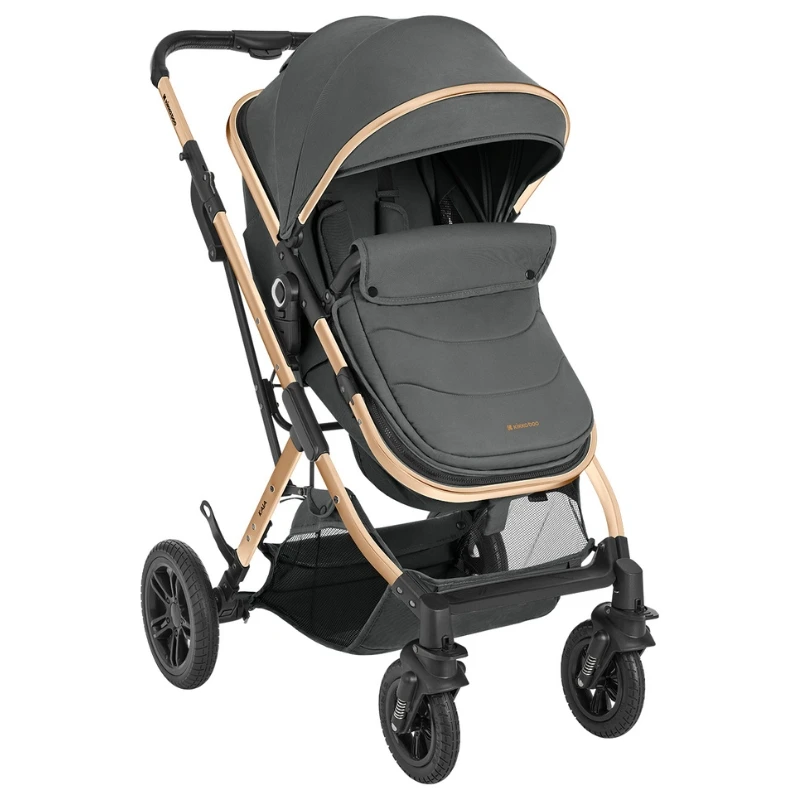 Kikka Boo Kaia Premium kombinovana kolica za bebe Dark Grey