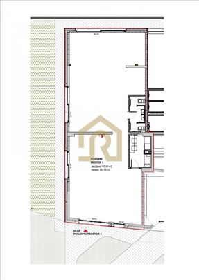 Investiciona prodaja, lokal, Dedinje, 143m2, Id105