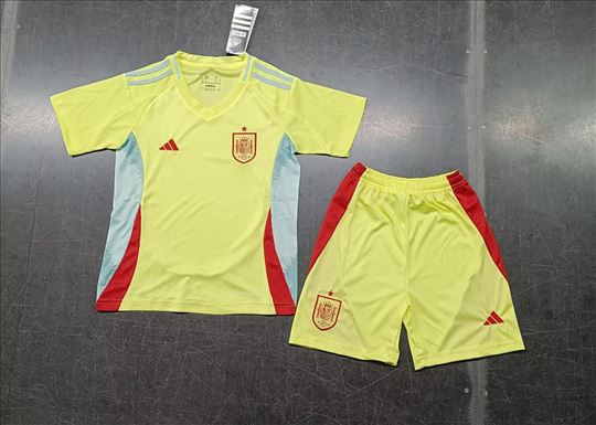 EURO 2024 Spanija gostujući dres dečiji komplet