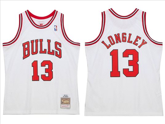 Luc Longley - Chicago Bulls NBA dres