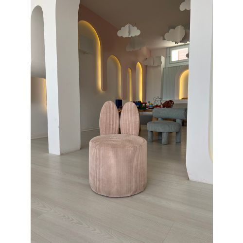 Bunny - Pink Pink Wing Chair