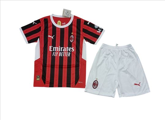 AC Milan 2024/2025 domaci dres deciji komplet