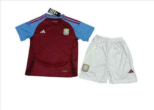 Aston Villa 2024/2025 domaci dres deciji komplet