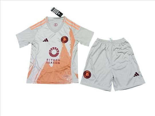 AS Roma 2024/2025 gostujuci dres deciji komplet