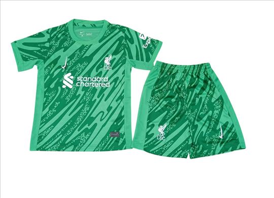 Liverpool 2024/2025 golmanski dres dečiji komplet