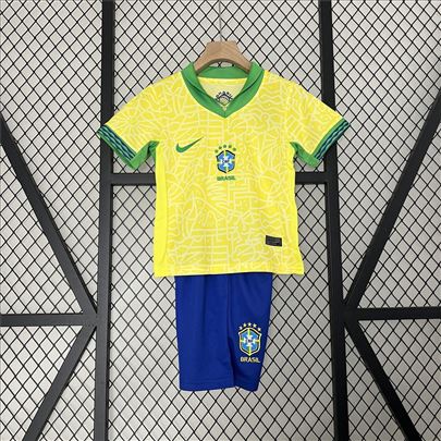 Brazil 2024/2025 domaći dres dečiji komplet